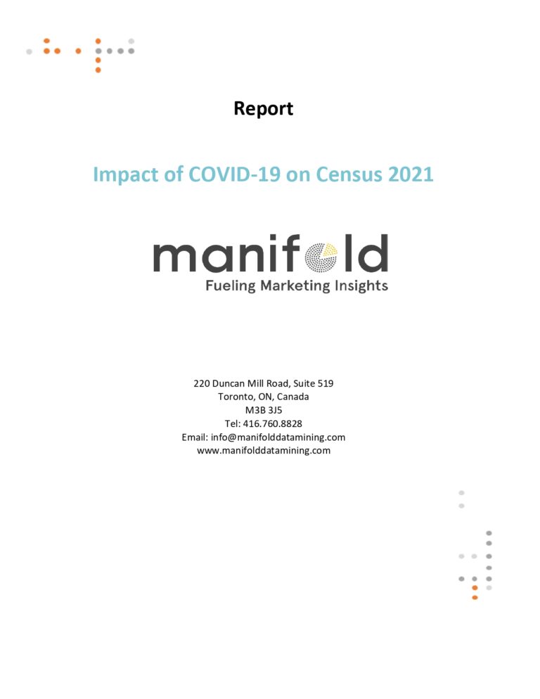 2024 Notes on Impact of COVID-19 on Census 2021 | Manifold Data Mining